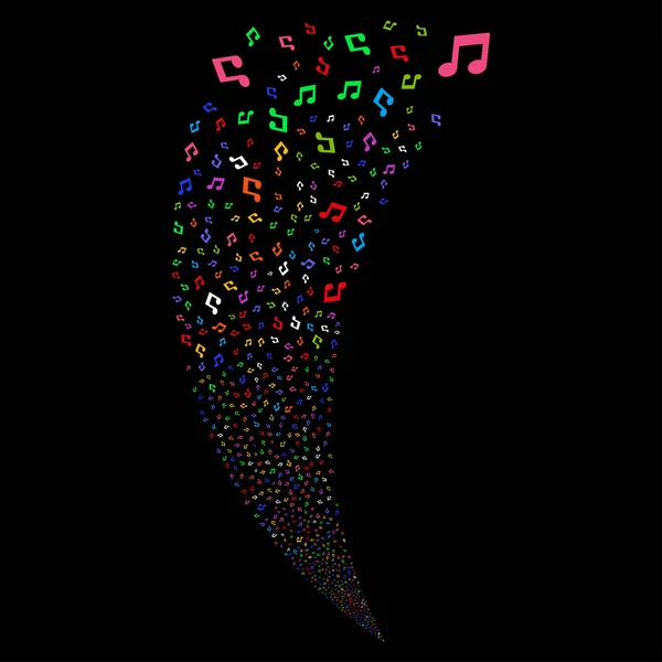 55 Exploding music notes Vector Images, Exploding music notes ...