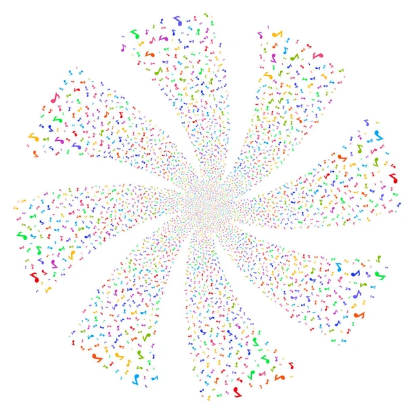 55 Exploding music notes Vector Images, Exploding music notes ...