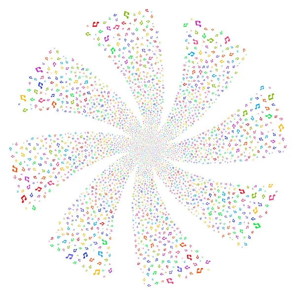 55 Exploding music notes Vector Images, Exploding music notes ...