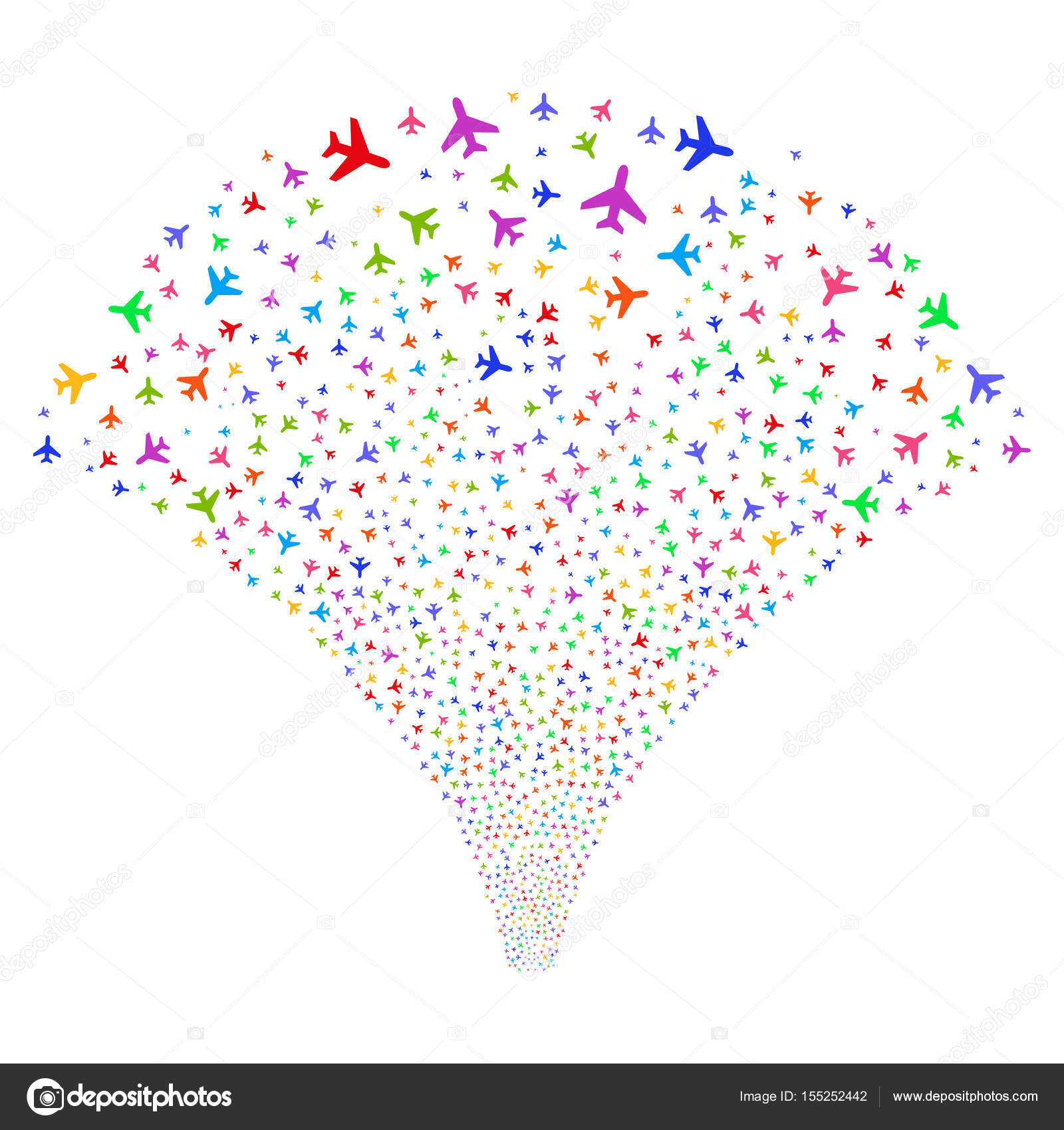 Air Plane Fountain Stream Stock Vector Image by ©ahasoft #155252442
