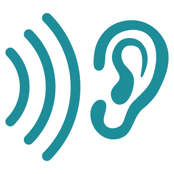 Listen Flat Vector Icon Stock Vector Image by ©ahasoft #157214652