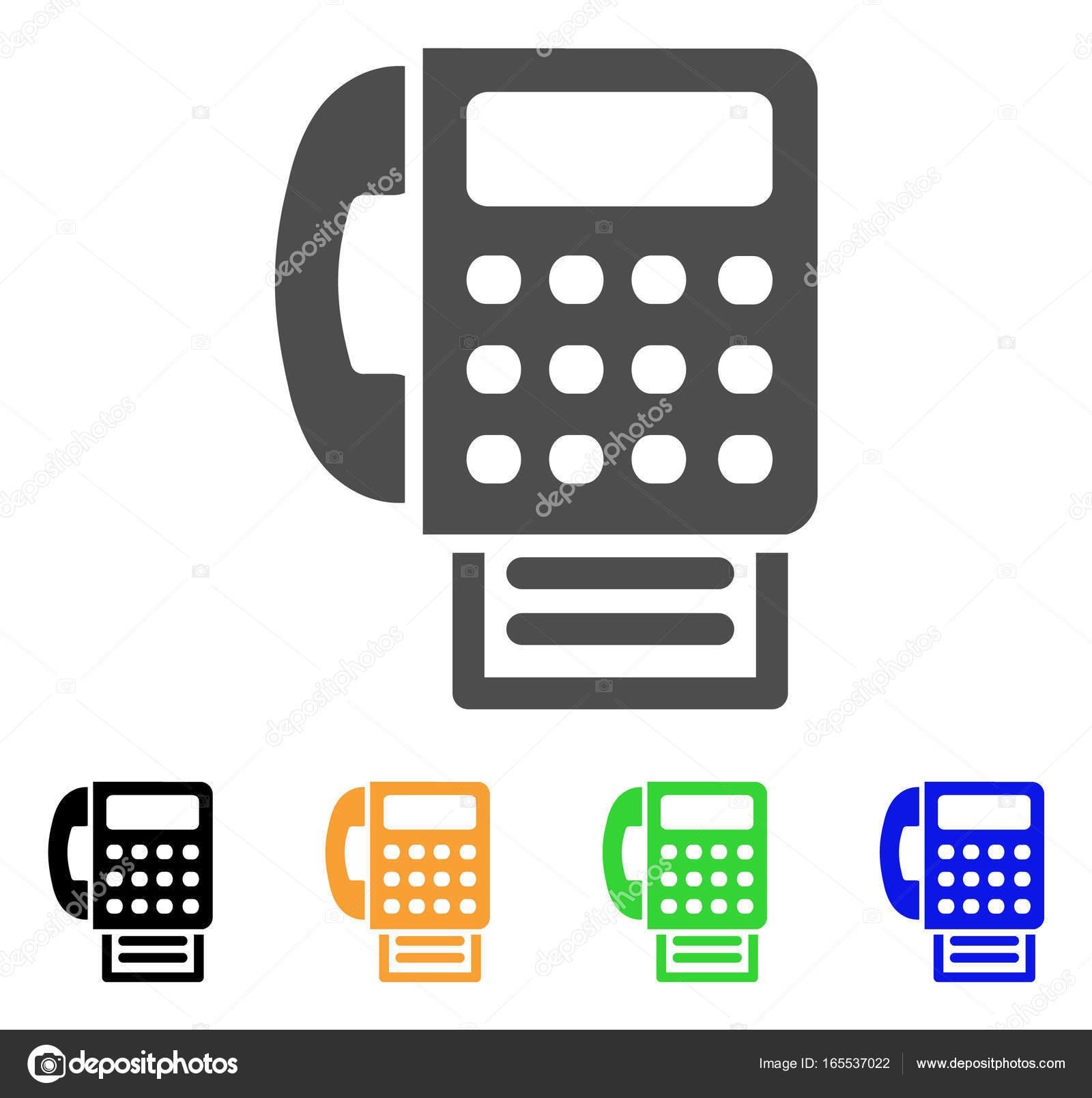 Fax Machine Vector