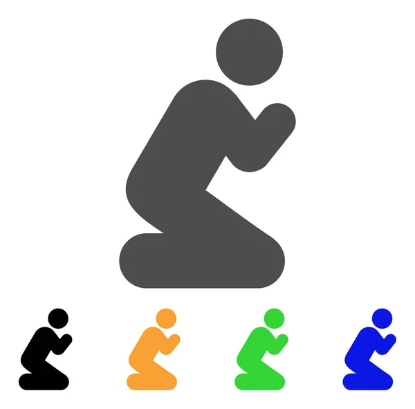 Man Pray Icon ⬇ Vector Image by © ahasoft | Vector Stock 88828332