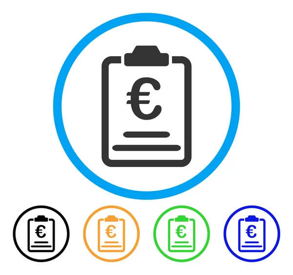 Euro Invoices Rounded Icon Stock Vector Image by ©ahasoft #166614980