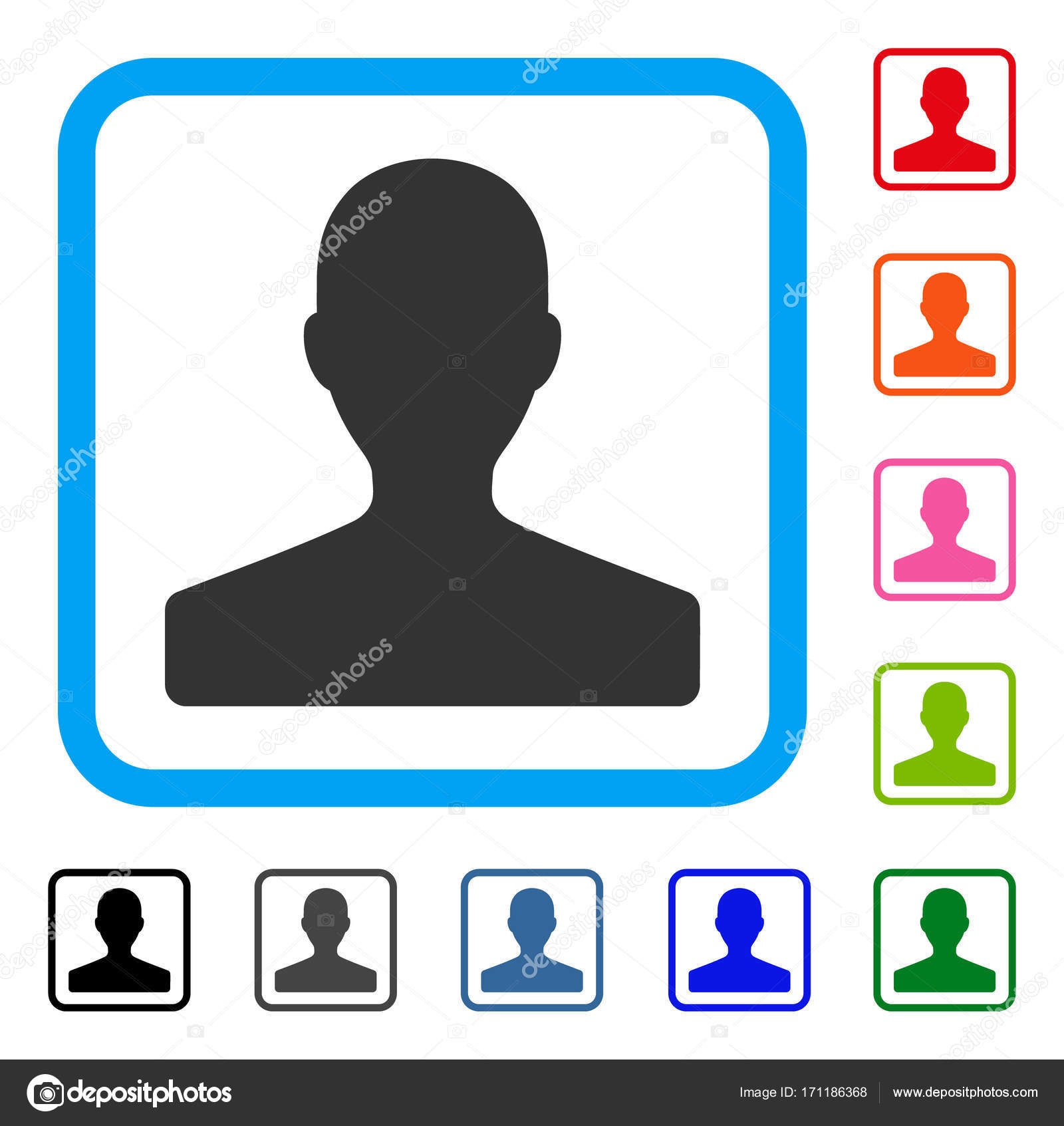 Customer Framed Icon Stock Vector Image by ©ahasoft #171186368