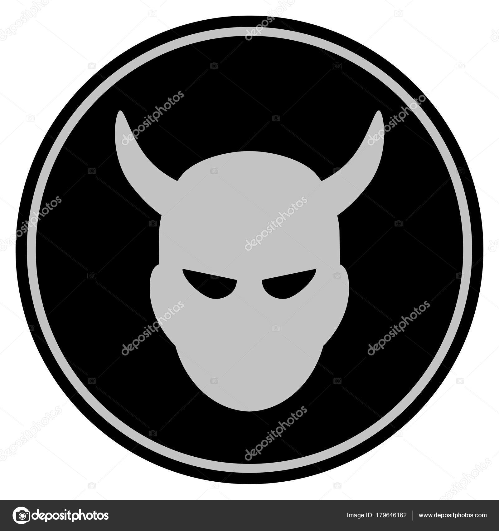 Demon Black Coin — Stock Vector © ahasoft #179646162