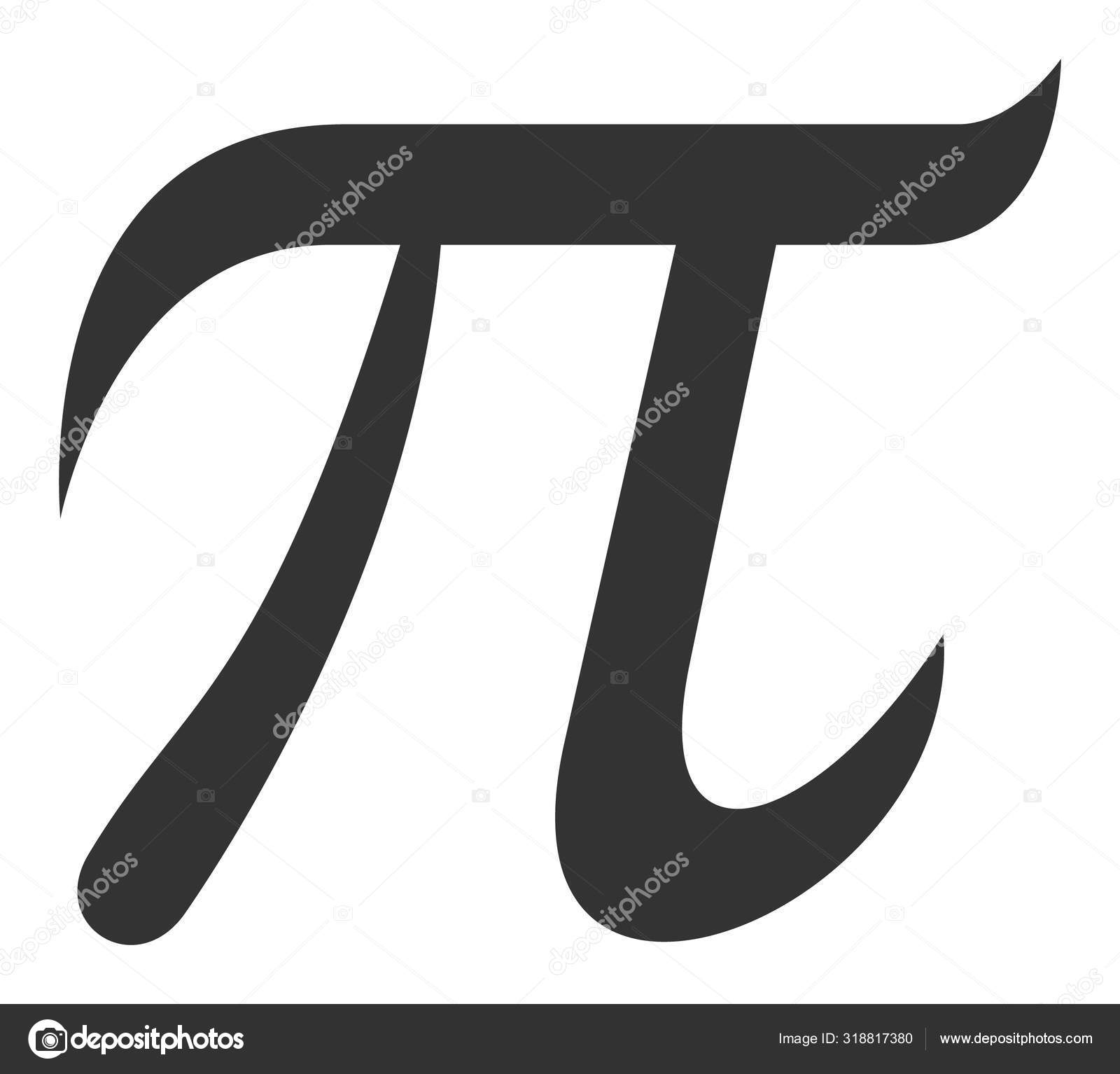 Flat Raster Pi Symbol Icon — Stock Photo © ahasoft #318817380