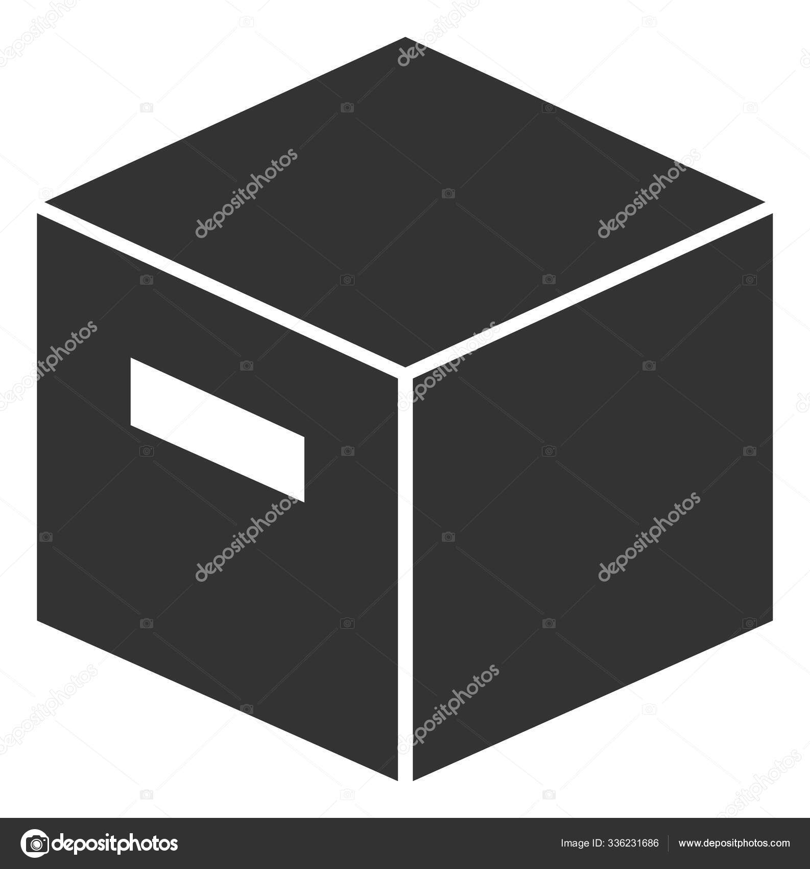Raster Flat Goods Box Icon — Stock Photo © ahasoft #336231686
