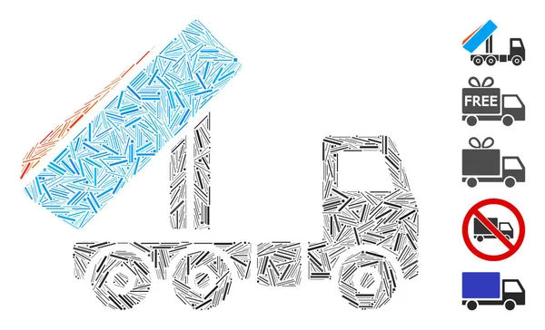 134 Unloading dump truck Vector Images - Free & Royalty-free Unloading ...