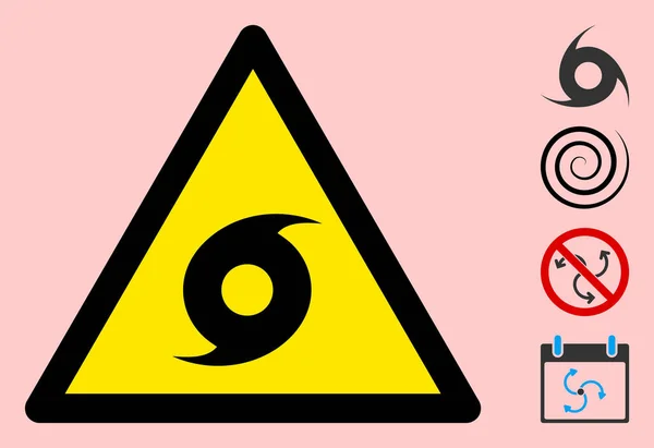 Triangular red Warning Hazard Symbol, vector illustration Stock Vector ...