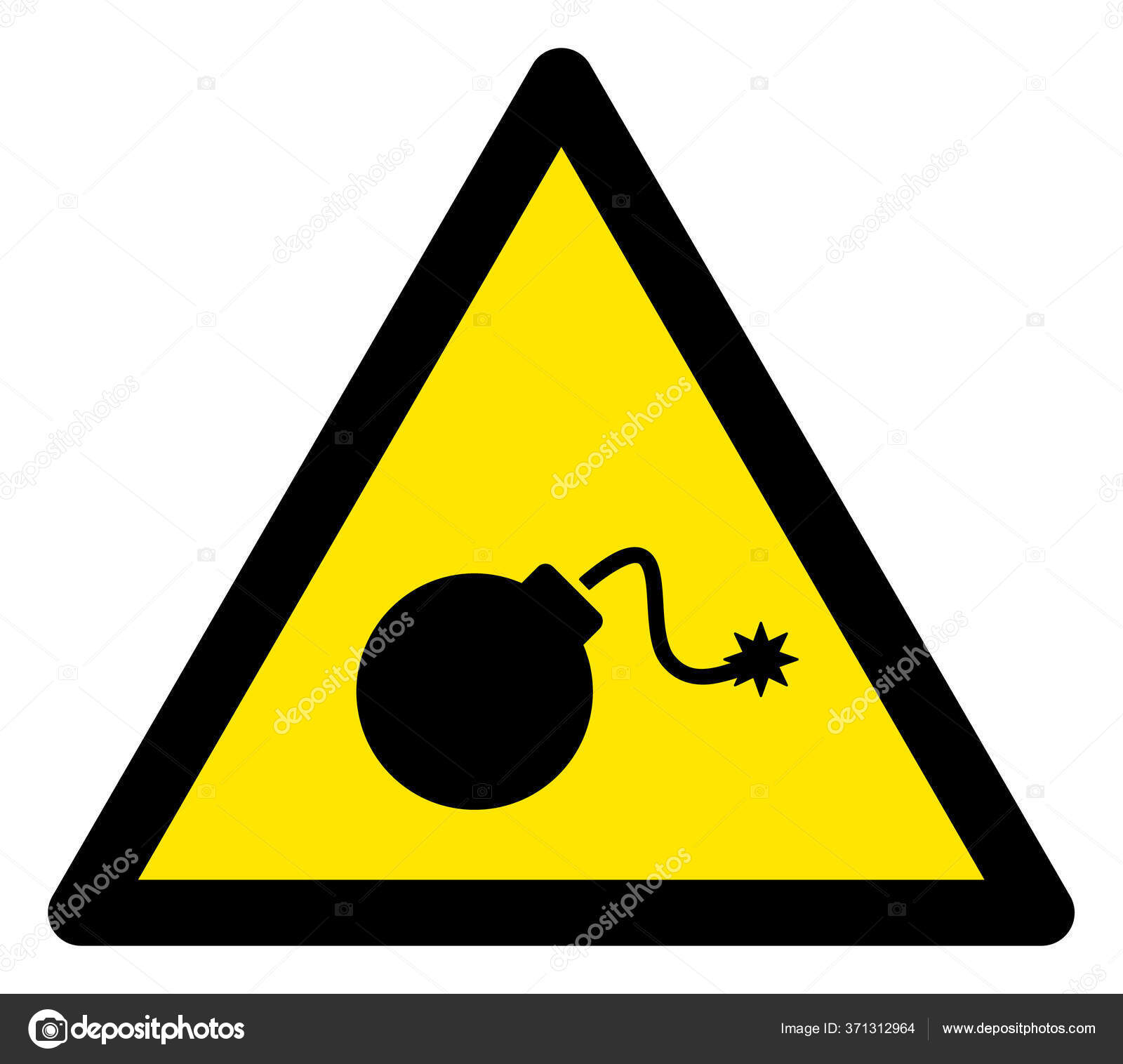 Burglar Bomb Warning Sign