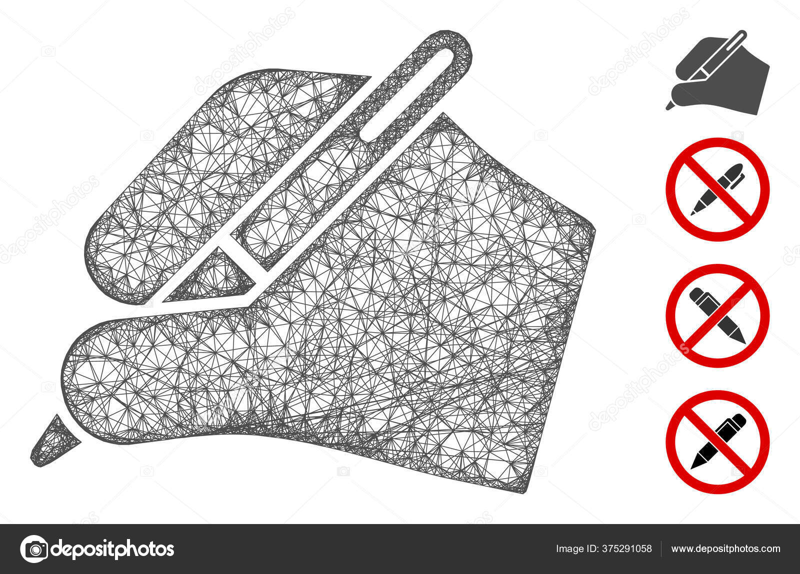 Signature Hand Web Vector Mesh Illustration Stock Vector Image by ... Signature Hand Web Vector Mesh Illustration Stock Vector Image by ...