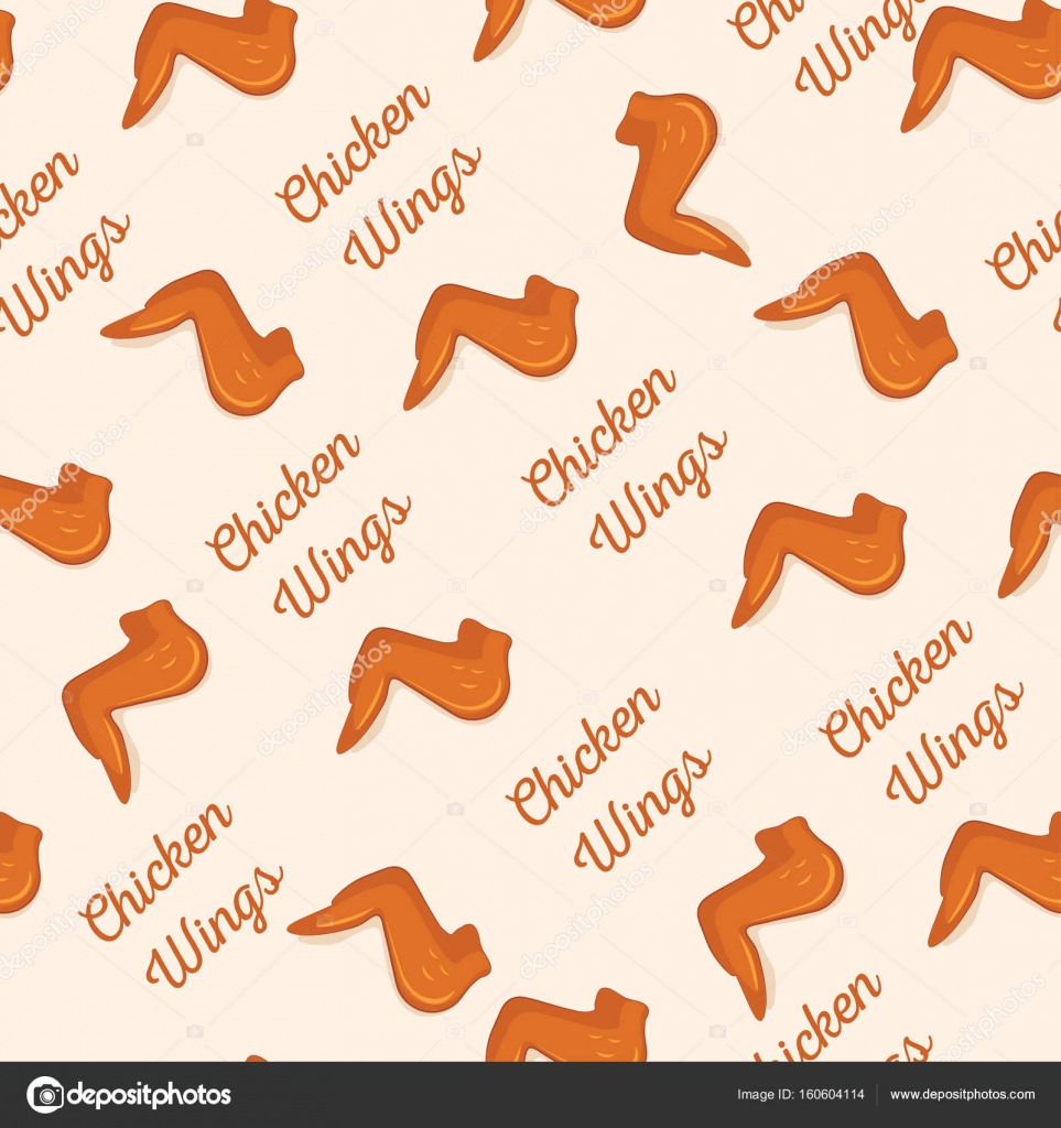 Chicken wings pattern. Stock Vector Image by ©Darya_Geraskevich #160604114