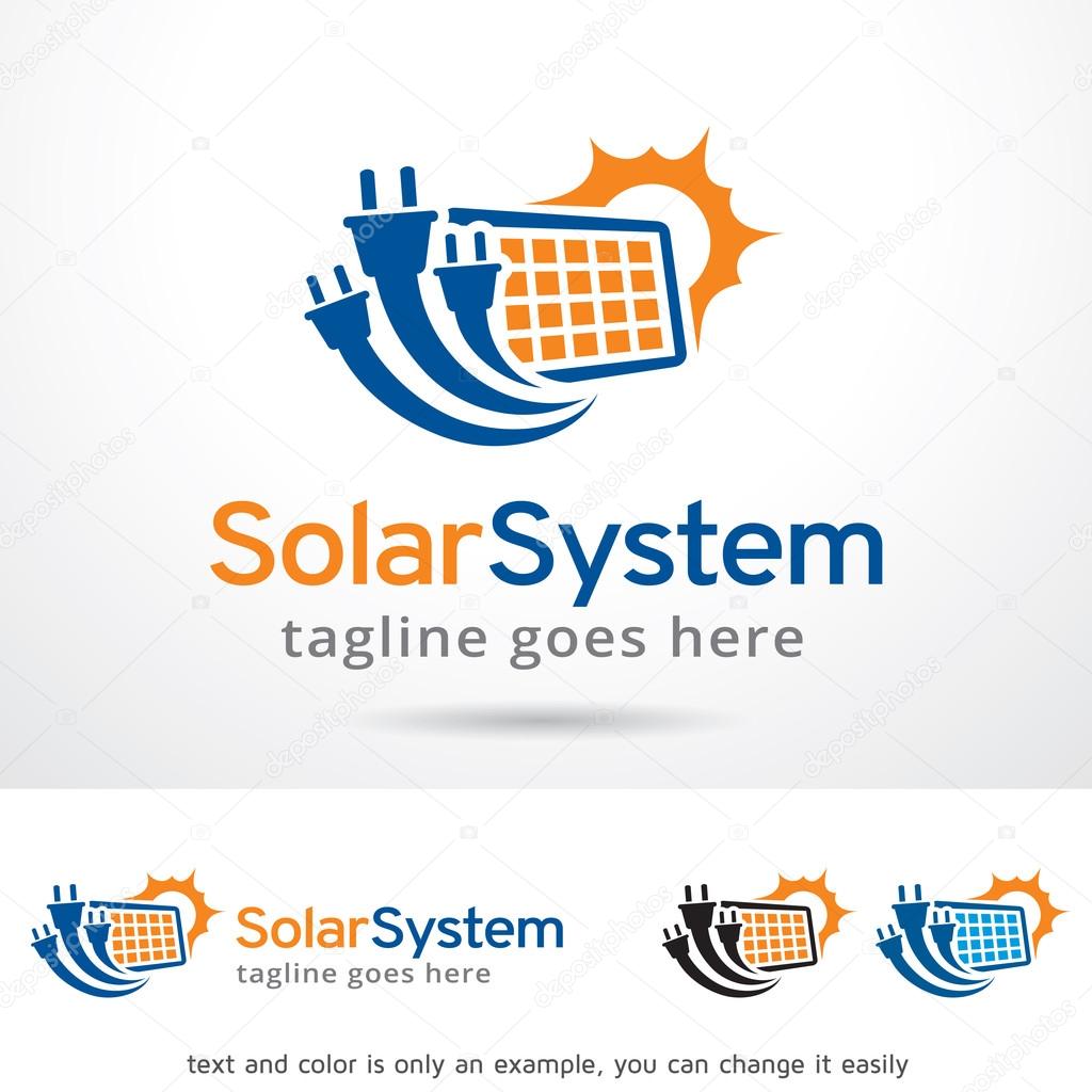 Solar System Logo Template Design Stock Vector by ©gunaonedesign 128060764