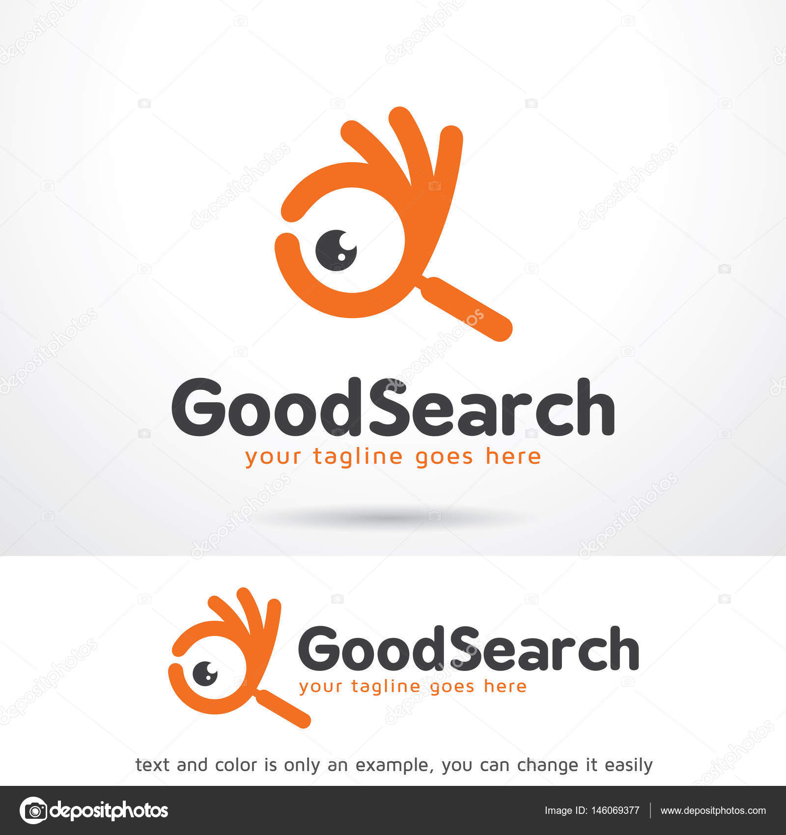 Good Search Logo Template Design Vector Stock Vector Image by ...