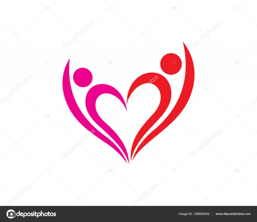 People Love Logo, Partner Logo, Template Design Vector, Emblem, Design ...