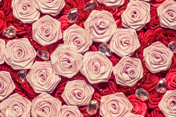 Wedding roses background. Light pink roses, decoration of the wedding ...