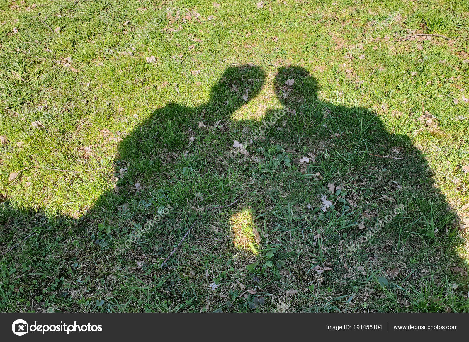 Shadows Lovers Sitting Park Bench Stock Photo by ©Malleo 191455104