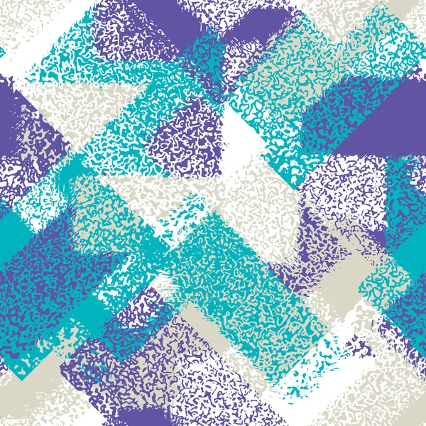 Abstract grunge seamless chaotic pattern with brushstrokes, blots ...