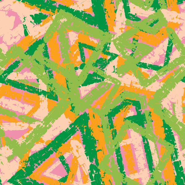 Abstract grunge seamless chaotic pattern with brushstrokes, blots ...