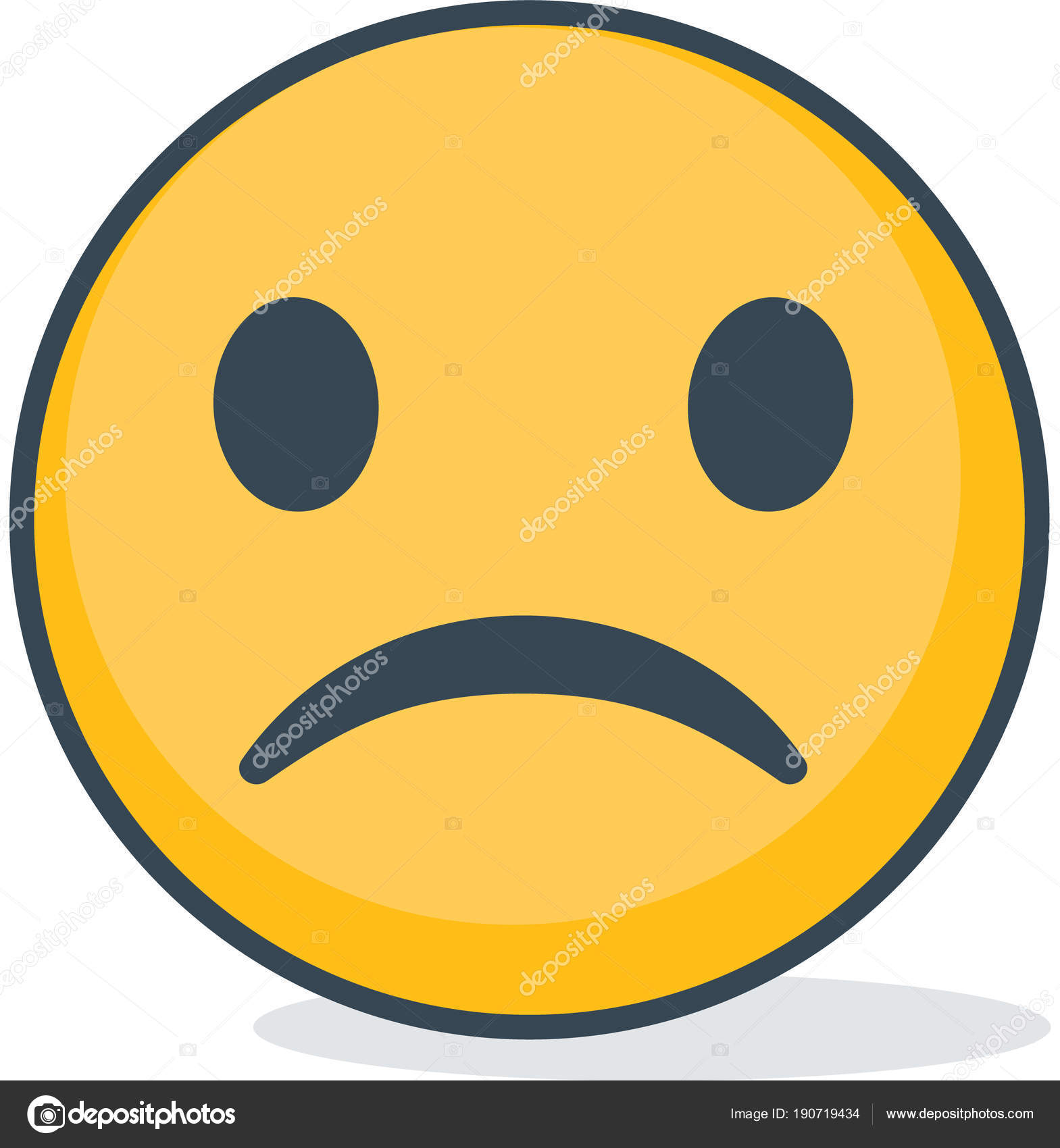 Emoticon triste isolado. Emoticon isolado . Stock Vector by ©onopko24 ...