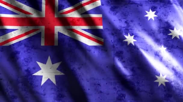 Australia Flag Grunge Animation Full 1920X1080 Pixels Extend Duration ...