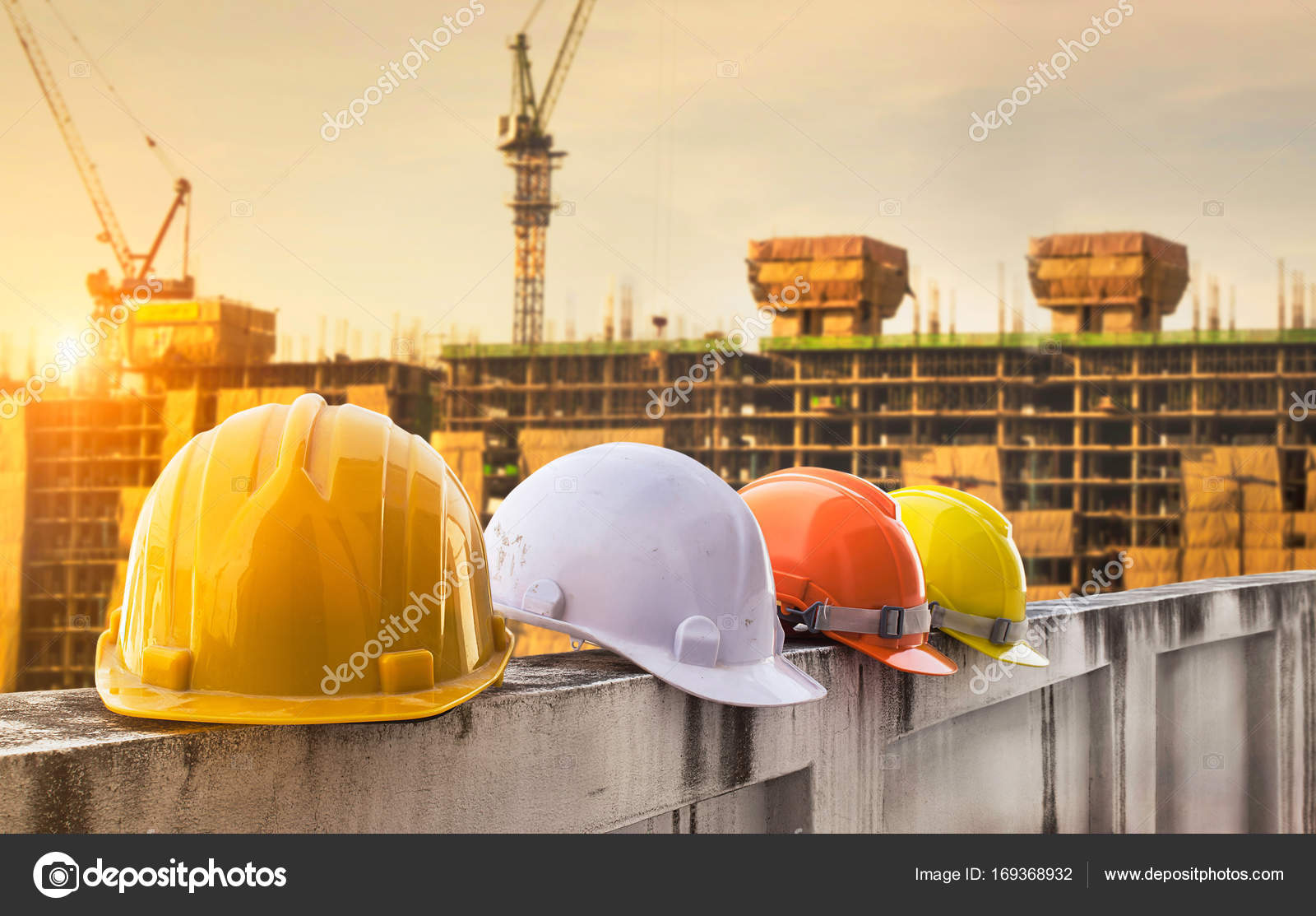 Safety Helmet Engineering Construction worker equipment — Stock Photo ...