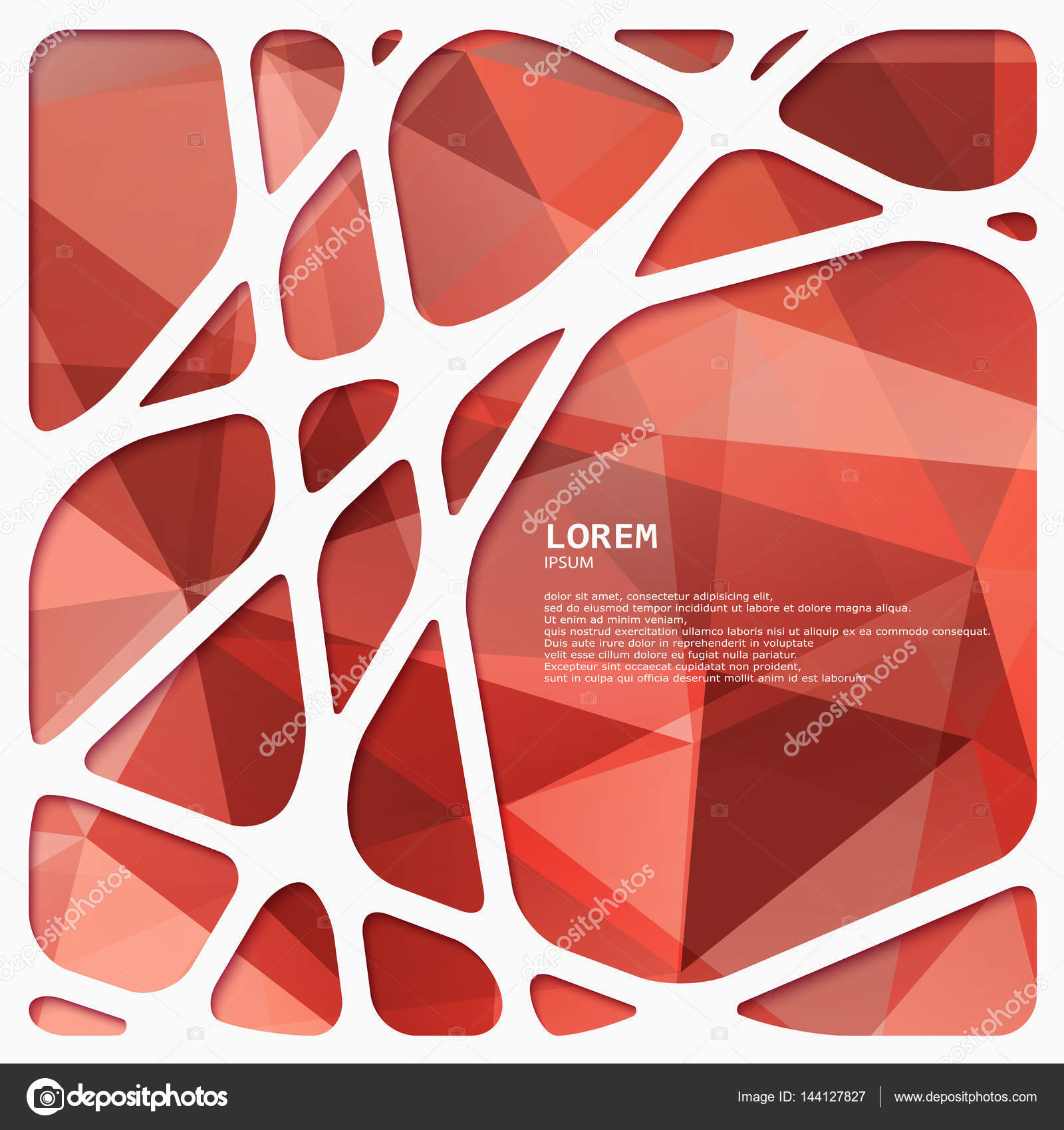 Abstract network frame with triangular background Stock Vector by ...