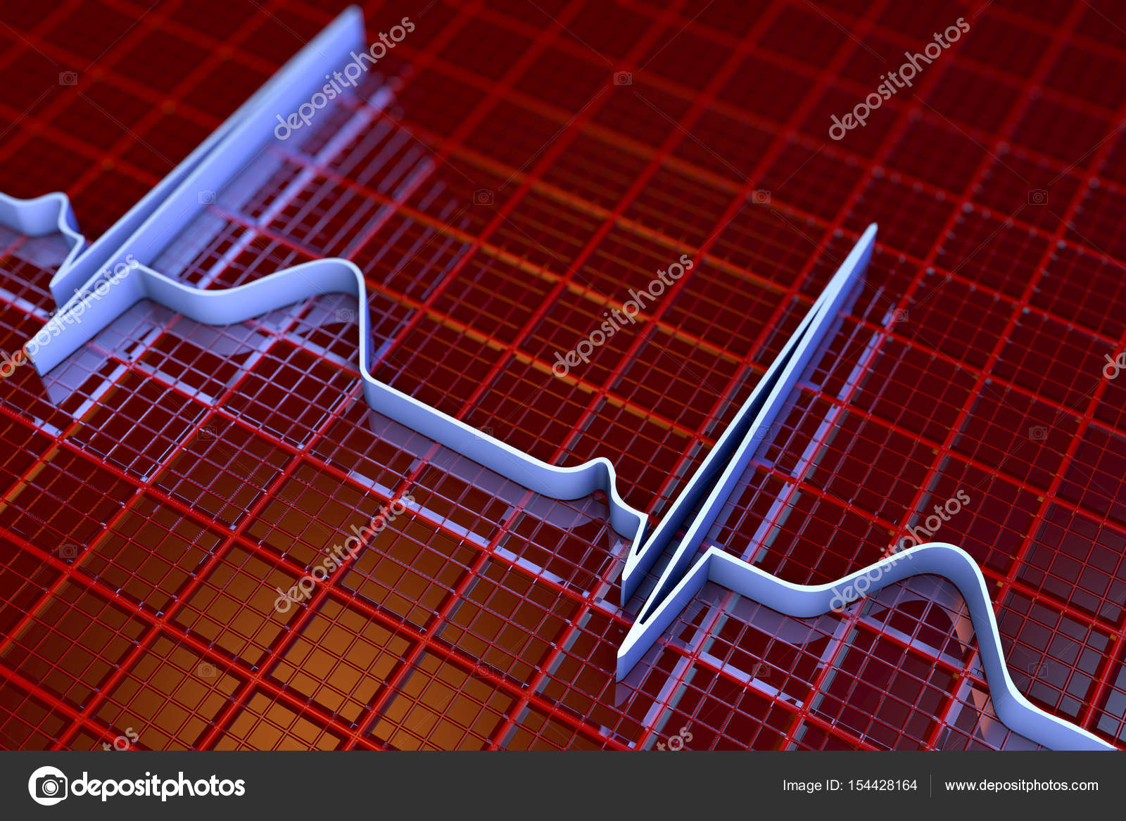 Electrocardiogram, ECG background Stock Photo by ©katerynakon 154428164