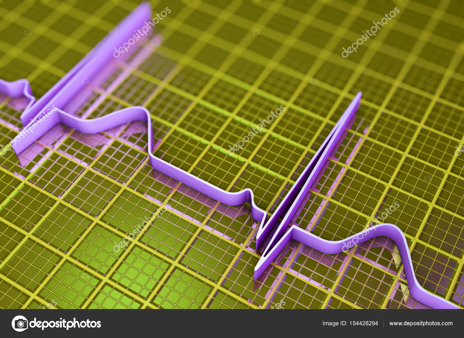 Electrocardiogram, ECG background Stock Photo by ©katerynakon 154428294
