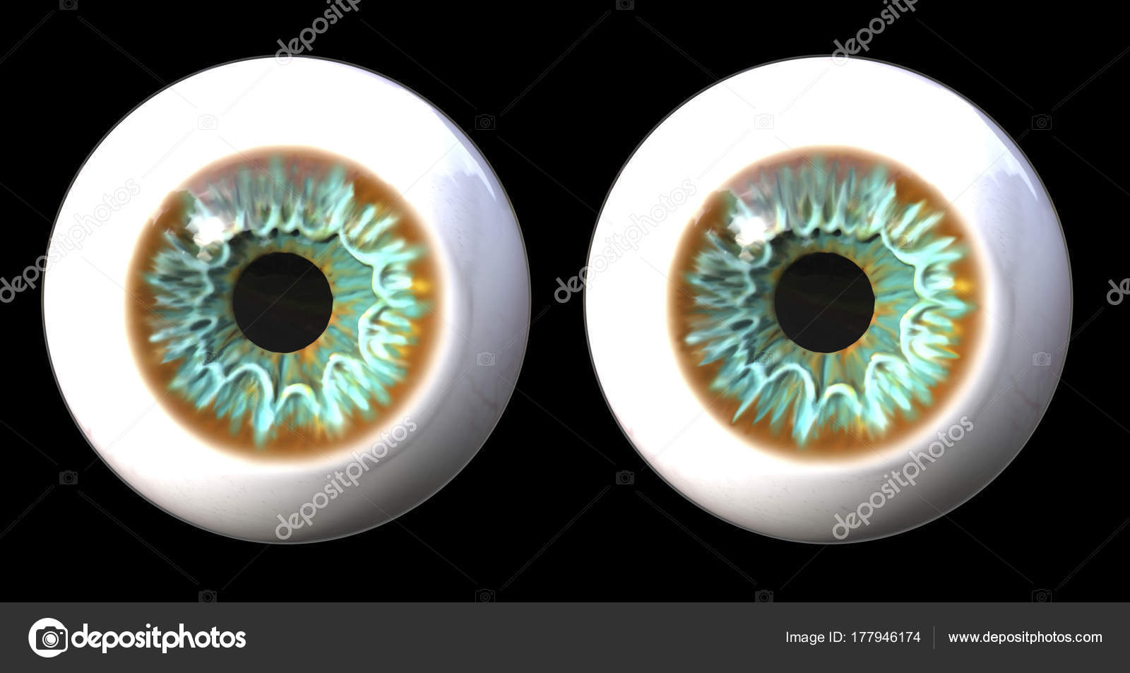 Realistic human eyes Stock Photo by ©katerynakon 177946174