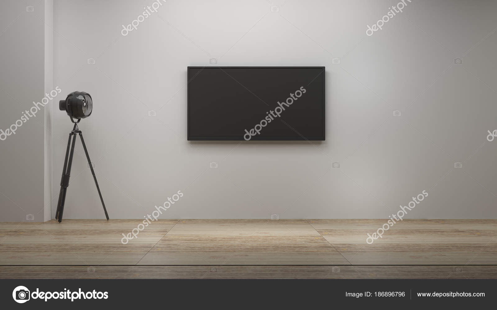 TV screen 3d rendering — Stock Photo © Natalia80 #186896796