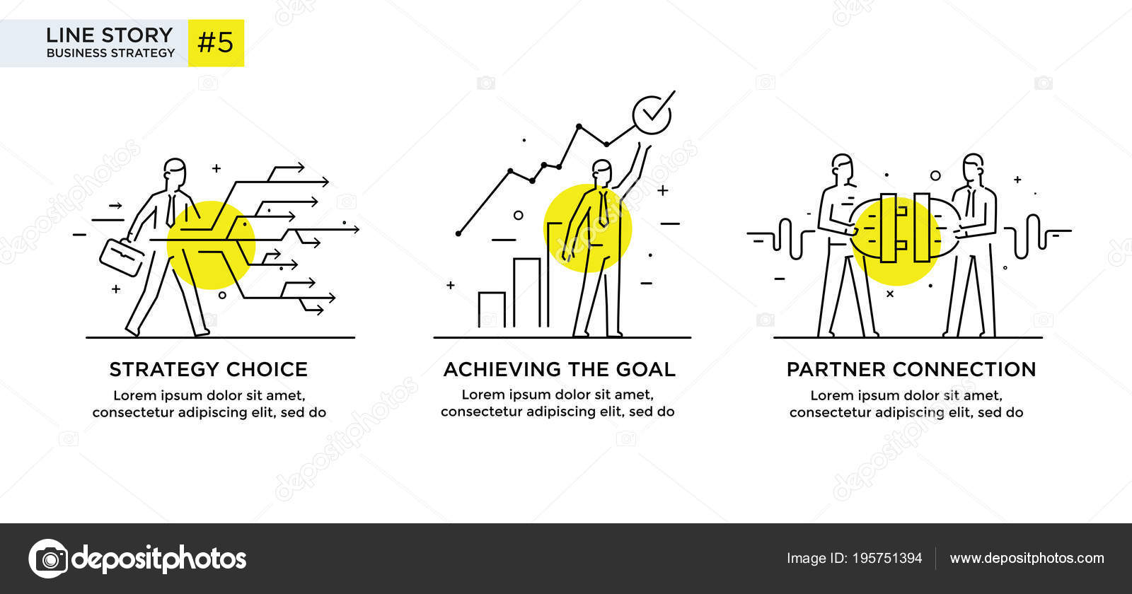 Set of illustrations concept with businessmen. Workflow, growth ...