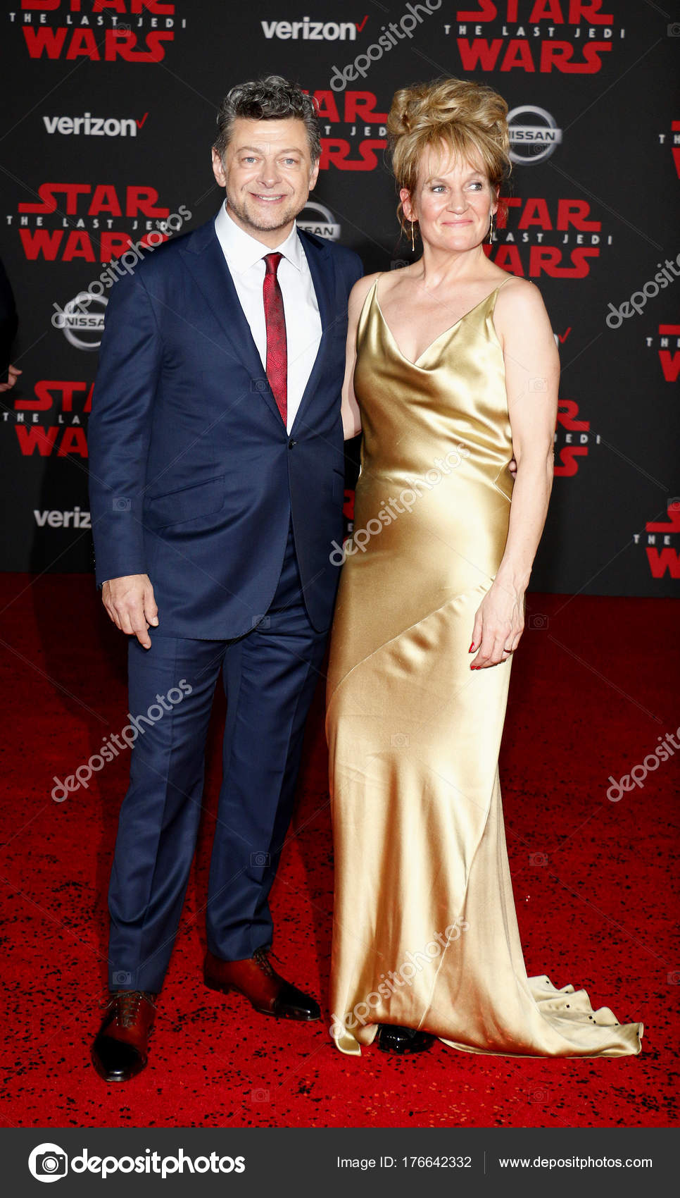 Andy Serkis Lorraine Ashbourne World Premiere 'Star Wars Last Jedi ...