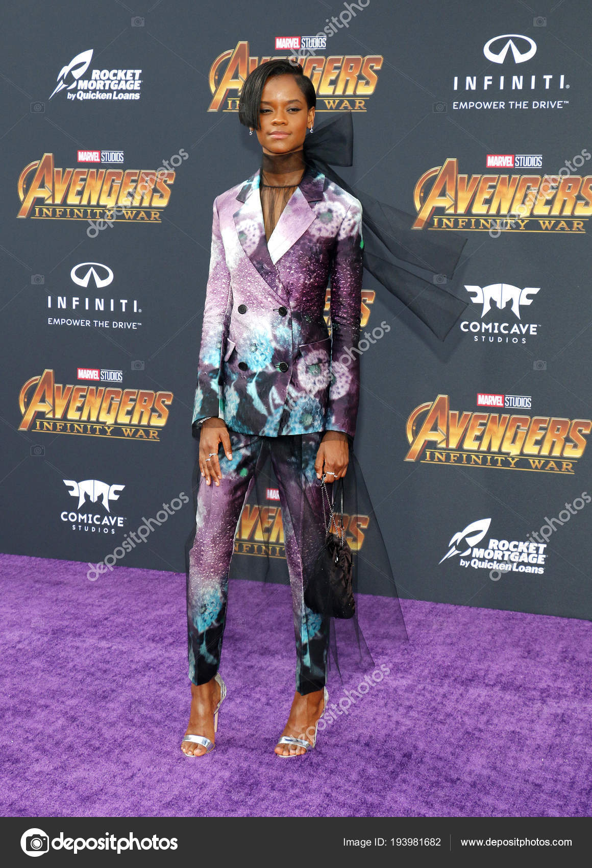 Actress Letitia Wright Premiere Disney Marvel Avengers Infinity War ...