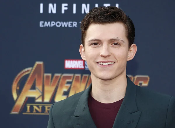 Actor Tom Holland Premiere Disney Marvel's 'Avengers Infinity War' Held ...