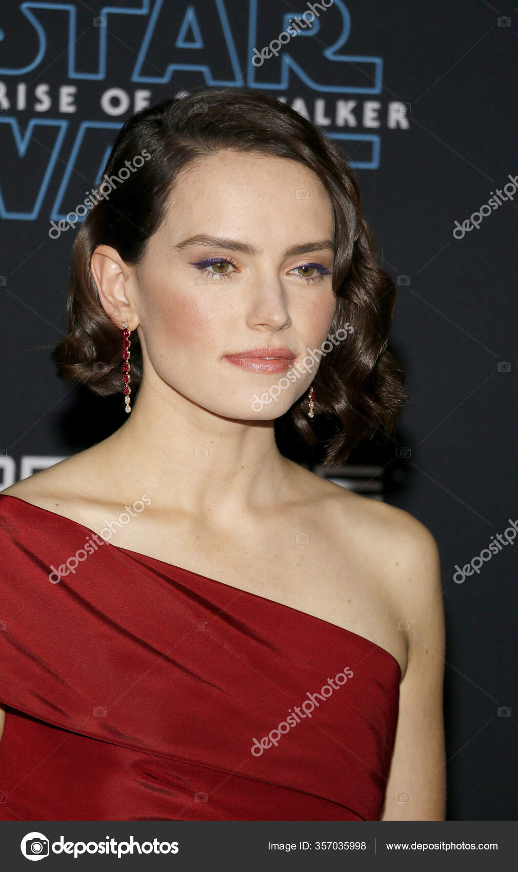 Actress Daisy Ridley World Premiere Disney's 'Star Wars Rise Skywalker ...