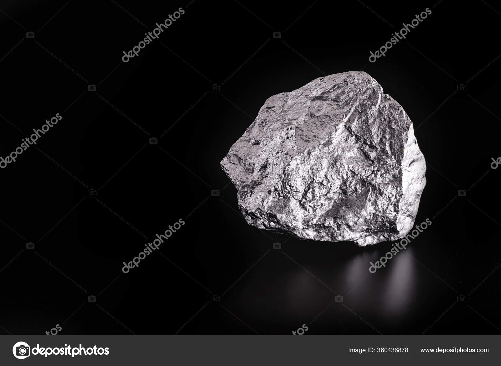 Raw Silver Nugget