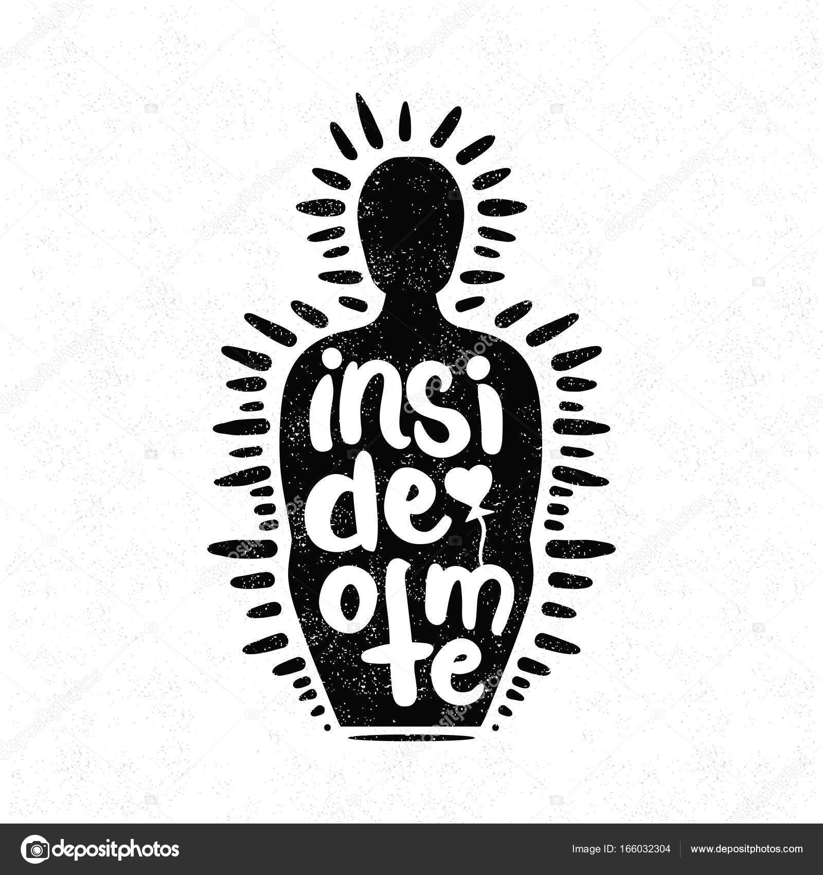 Inside of me lettering Stock Vector Image by ©wewhitelist #166032304