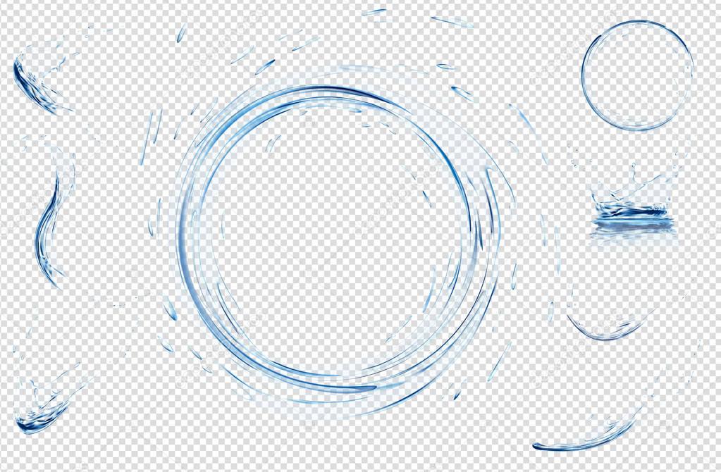 Circle water splash png - nibhtdata