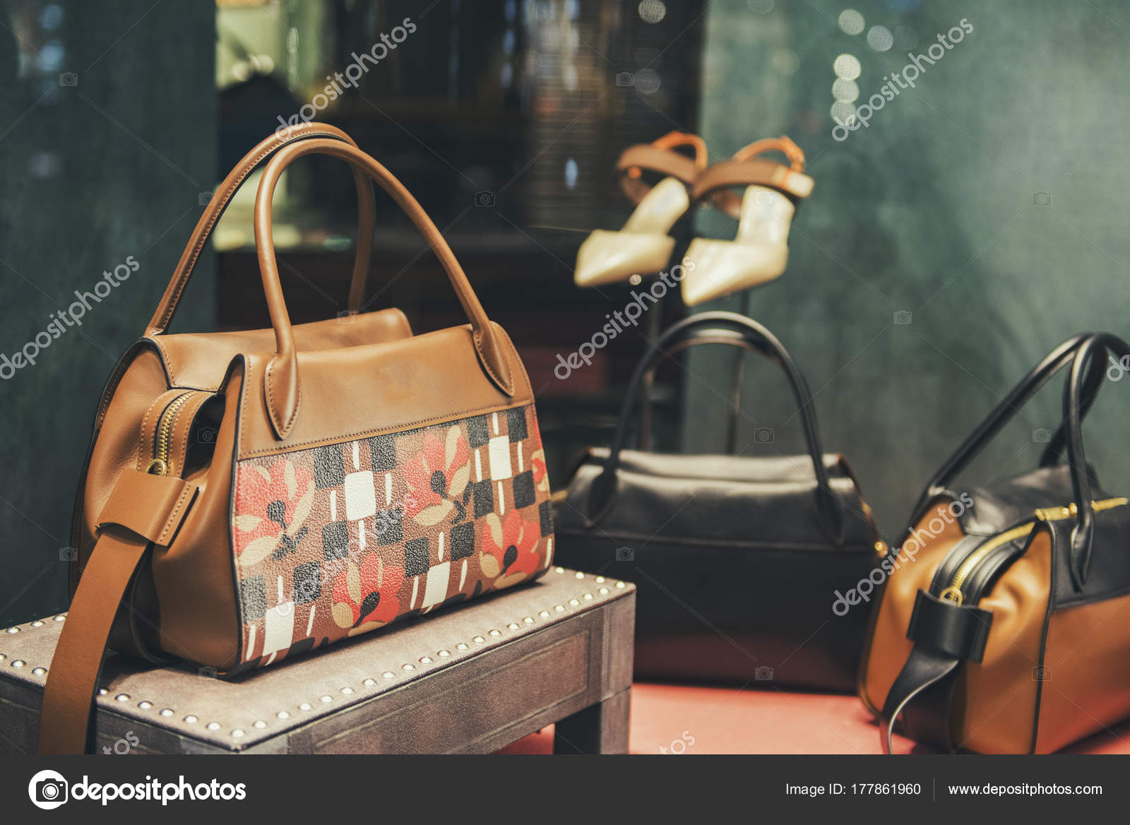 Luxury Purses Store Paris — Stock Photo © AGCreativeLab #177861960
