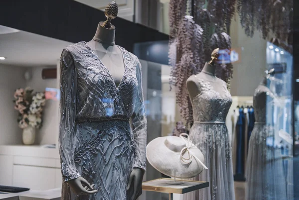 elegant dresses in a store - Stock Image - Everypixel