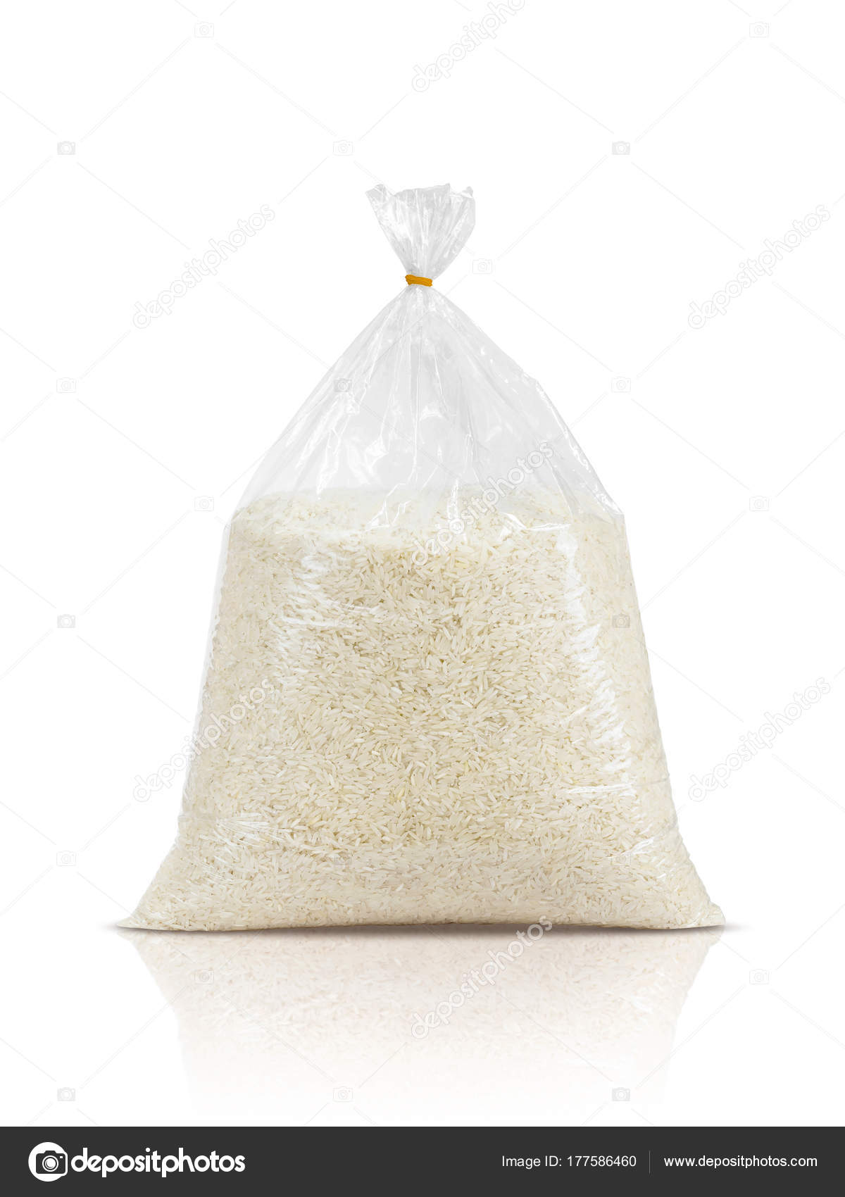 Rice bag isolated on white background Stock Photo by ©dumrongsak 177586460