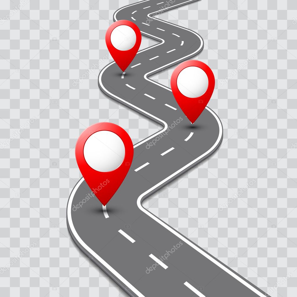 Hoja de ruta de vectores con icono de pin de ruta GPS Stock Vector by ... Hoja de ruta de vectores con icono de pin de ruta GPS Stock Vector by ...