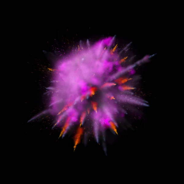 Paint powder gray color explosion particle dust cloud splash abstract ...