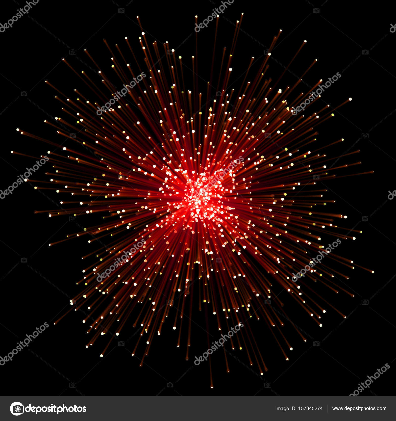 Red light sparkling effect texture with neon line rays background ...