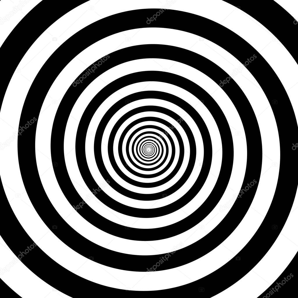 Swirling black and white illusion | Hypnotic circles abstract white ... Swirling black and white illusion | Hypnotic circles abstract white ...