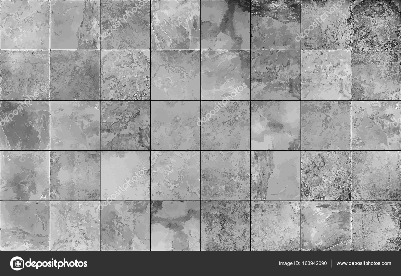 Slate tile seamless texture, vector graphic Stock Vector Image by ...
