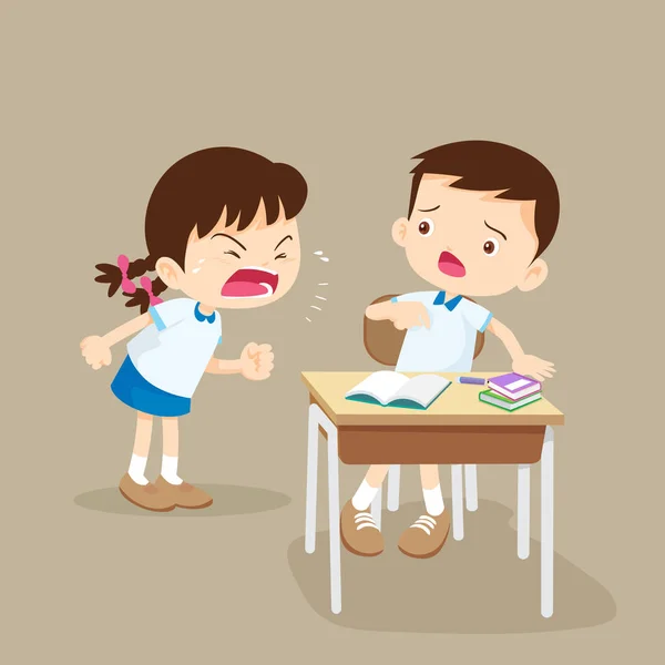 Boy and girl students learning Stock Vector Image by ©watcartoon #132608020