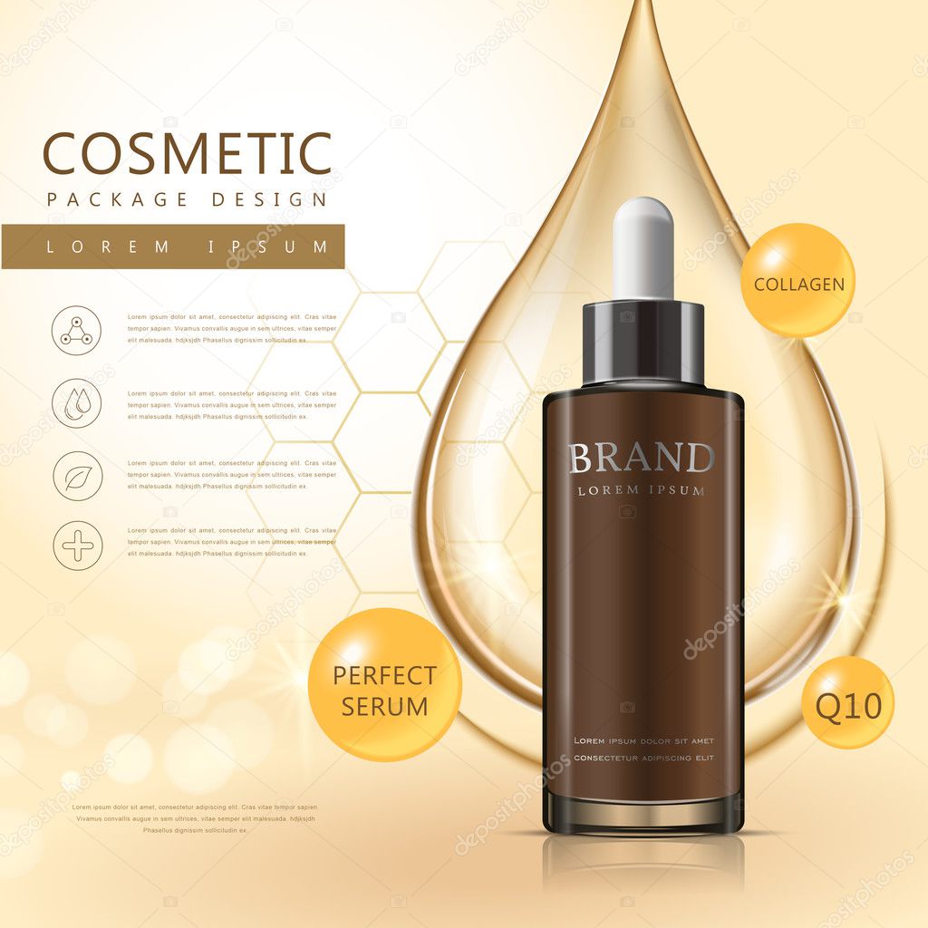 Essential oil poster design — Stock Vector © HstrongART #125689508